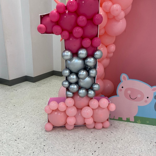 Mosaic Question Mark "?" From Balloons Template/3ft,4ft and 5ft Tall ...