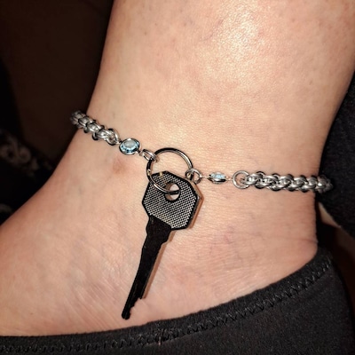Discreet Dominant Anklet Owner Anklet Key Holder Bracelet - Etsy Canada