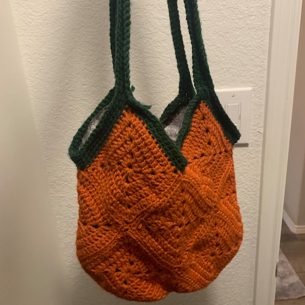 PATTERN- Jack-o-lantern Crochet Bag - Etsy