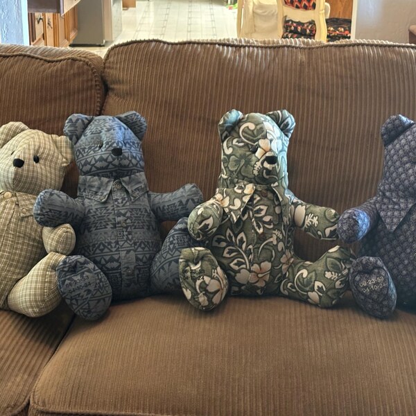 Memory Bears Keepsake Teddy Bears( Custom Made From Your Loved Ones ...