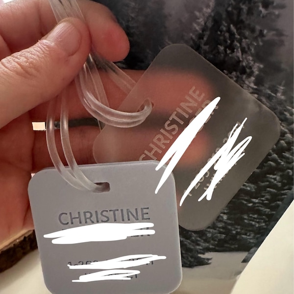 Backpack Tags Personalized, Luggage Tag, Bag Tags, Name Tags for ...