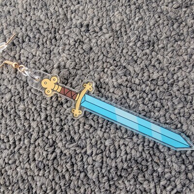 Amphibia Annes Sword Earrings Amphibia Anne - Etsy