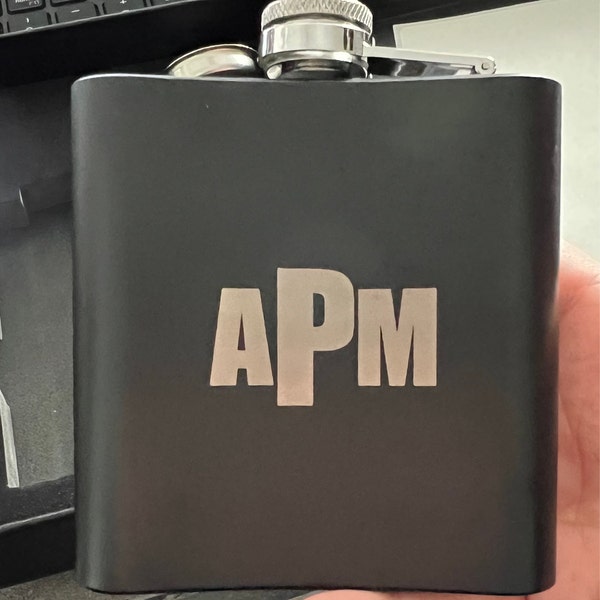 Bison Flask. Buffalo Flask Gift. Wyoming Custom Flask. Bison Whiskey ...