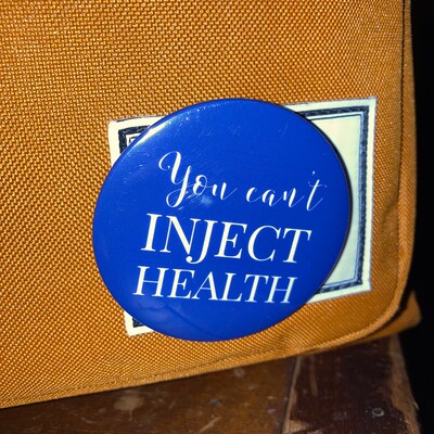 Visually Impaired Pinback Button Pin, Disability Awareness Badge, I'm ...