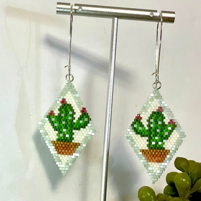 Native Inspired Bead Loom Pattern Bear Paw Loom Bracelet Pattern - Etsy