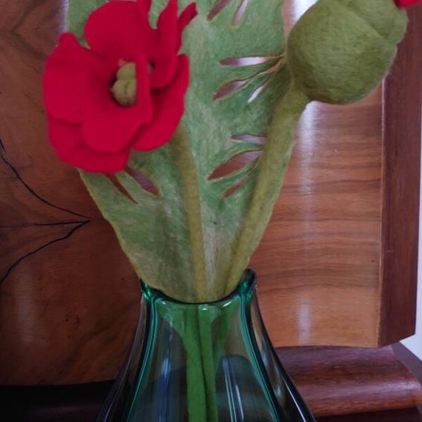 Felt Flower Felted Flower Window Decoration Window Decoration ...