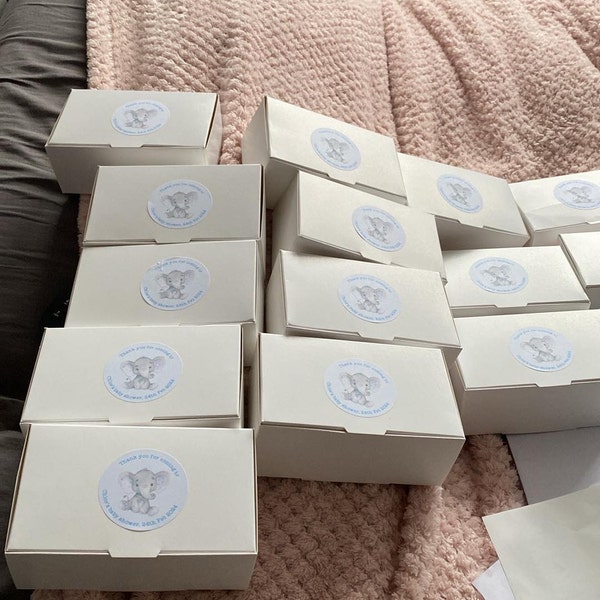 White BUDGET Party Single Slice Cake Boxes - Etsy UK