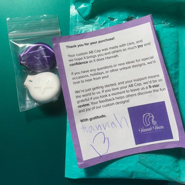 Custom Cochlear Implant Headpiece Caps (set of 2) - Basic Colors - Etsy