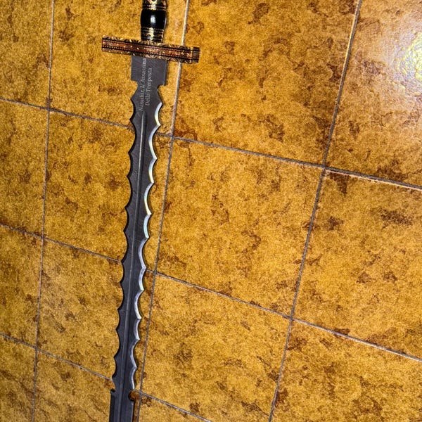 Hand-forged Damascus Steel Wavy Blade Sword With Custom Leather Sheath ...