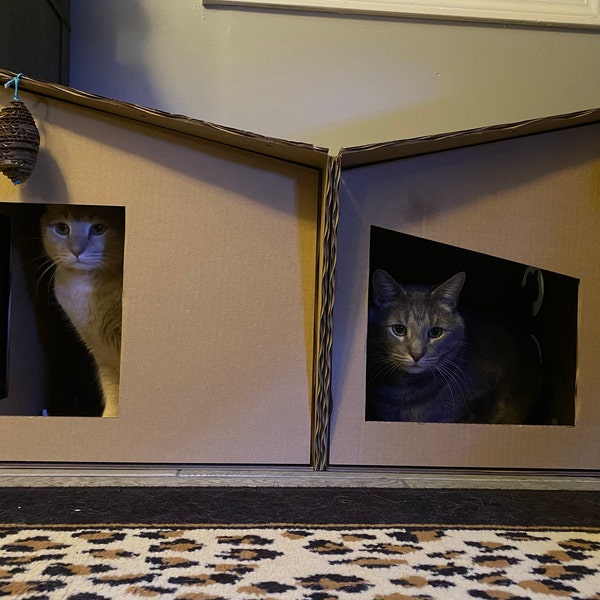 Tank Cardboard Cat House - Etsy