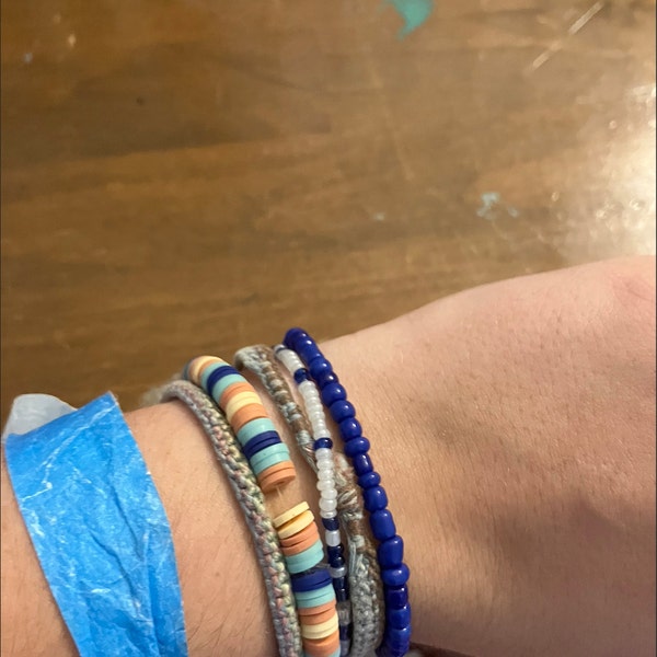 Colorful Clay Bead Bracelets - Etsy