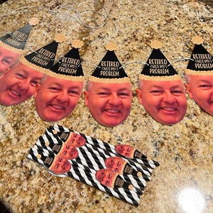 Custom Face Party Hat Photo Party Hat Personalized With Your Photo and ...