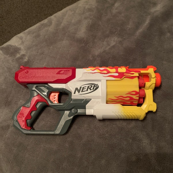 Maliang Extended Hades Barrel Top Rail 3D Printed for Nerf Hammershot ...