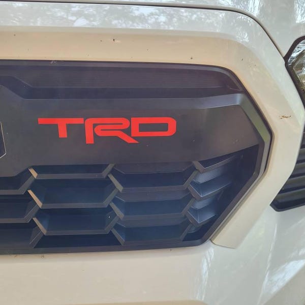 TRD Vinyl Decal for Toyota Truck Tacoma Tundra 4runner Camry Rav4 TJ FJ ...
