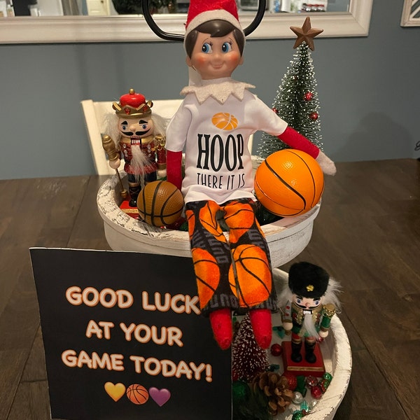 Elf Basketball Set- Pants, Shirt and Ball. Elf Clothes, Elf Costume ...