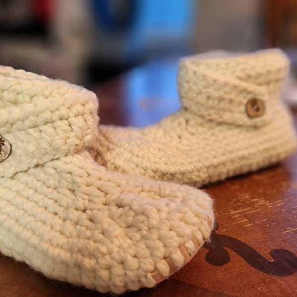 DIY Suede Slipper Soles With Sheep Shearling: Precut for Crochet/knit ...