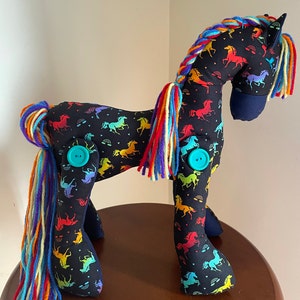 Button Jointed Pony Pdf Pattern Horse Toy Sewing Pattern - Etsy