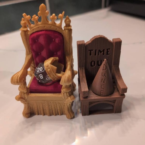 Dice Jail | Time Out Chair | Dunce Hat | Crit Crown | Lucky Throne ...