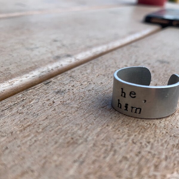 Custom Pride Flag Ring, Bisexual, Pansexual, Asexual, Trans, Gay ...