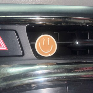 Smile Smiley Face Happy Emoji Car Vent Clip Hook Accessory Decoration ...