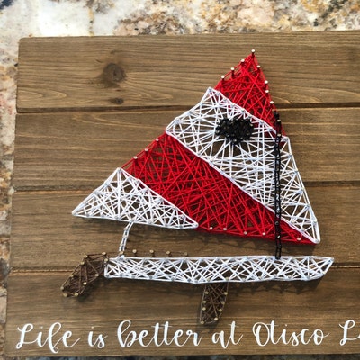 Cardinal String Art Cardinal on a Branch Winter Wall Art in - Etsy