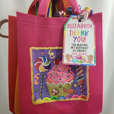 Candyland Inspired Birthday Gift Tags - Etsy