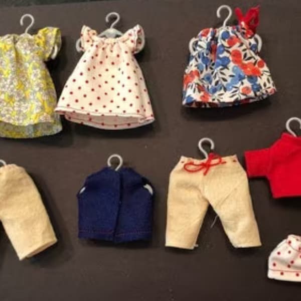 MAILEG Inspired Micro MICE - PDF Sewing Pattern - 5 Inch Cloth Mouse ...