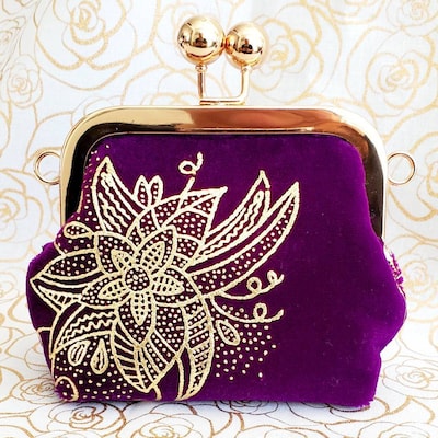 10cm 4 Mini Purse Frame Small Purse Frame Light Gold/ Gunmental - Etsy