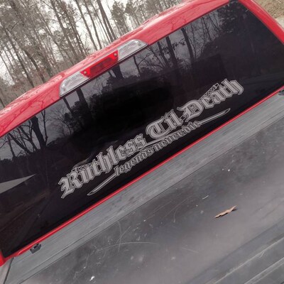 Reckless Habits Windshield Decal Car Sticker Banner JDM Vinyl Graphics ...