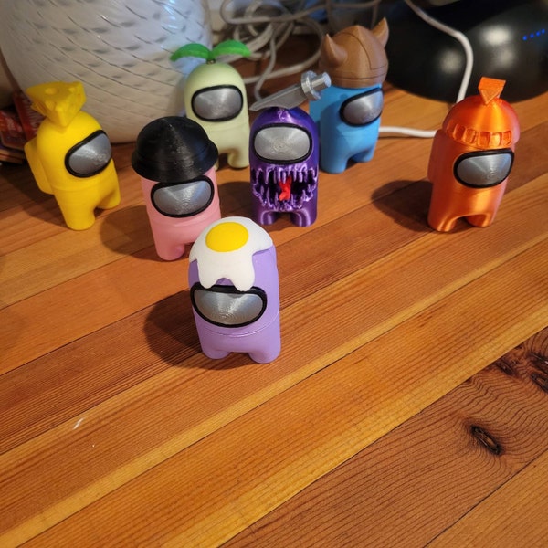 Among Us Figures Set: Magnetic Crew With Accessories- BOX 7 FIGURES - Etsy