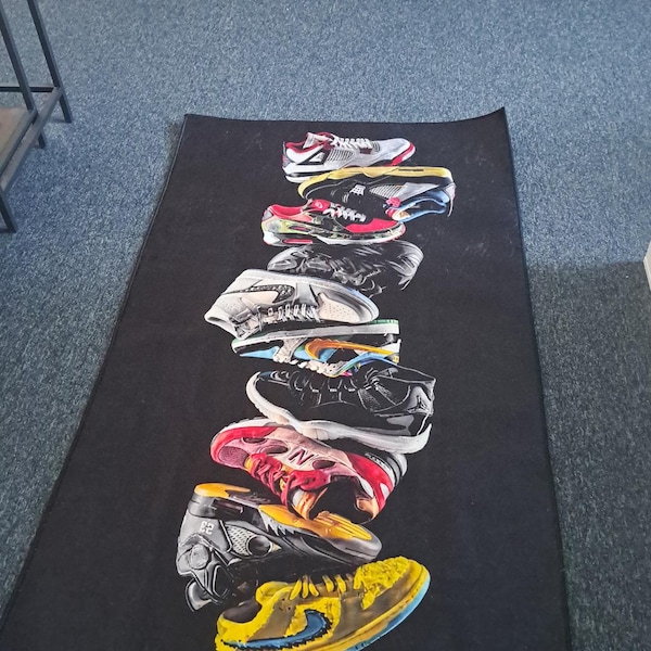 Rug Carpet Mat, Hot Wheels Car Design Rug for Living Room or Bedroom ...