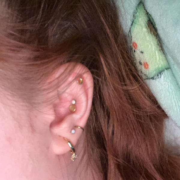 Solid 14K Gold Garnet Love Heart Dangle Charm Elegant Gemstone Clicker ...