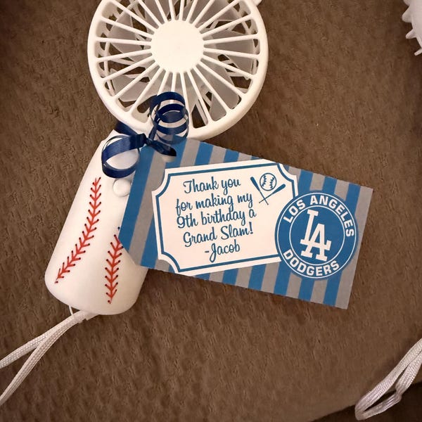 Instant Digital Download, Dodgers Theme Birthday Party Invitation, LA ...