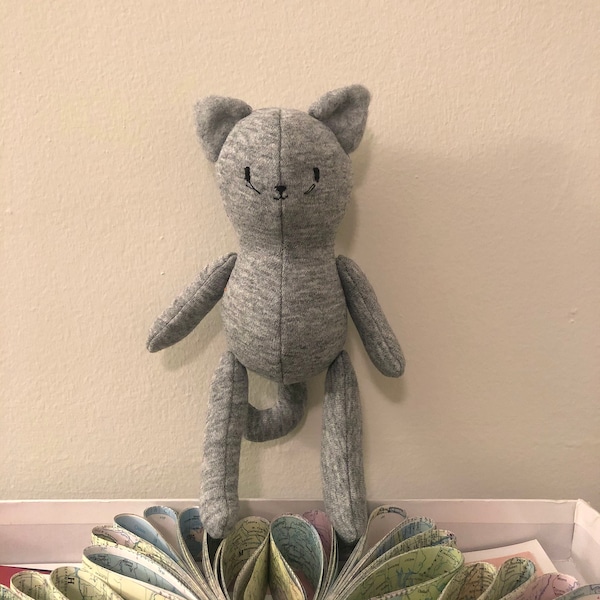 Cat With Dress Pattern and Tutorial. 7" Tall ( 18 Cm ) - Etsy