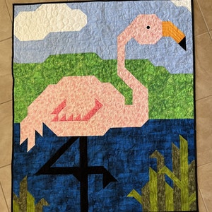 Hippo Baby Quilt Pattern in Multiple Sizes 36x42 Plus 24x28 and 48x56, Easy Quilt Pattern ...