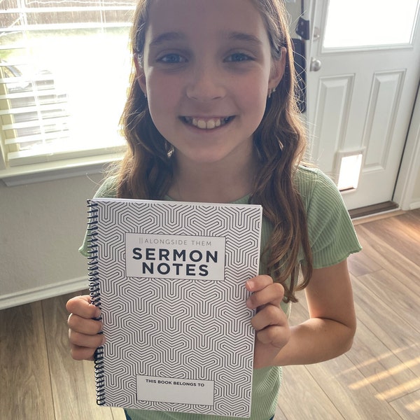 Sermon Notebook for Kids / Worship Notes for Kids / Children's Notebook ...