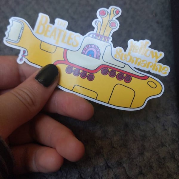 The Beatles Yellow Submarine Sticker (glossy or Weatherproof) - Etsy