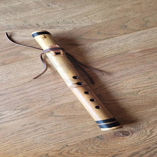 Ethnic Native American and Oriental Style Bamboo Flute in the Key of ...