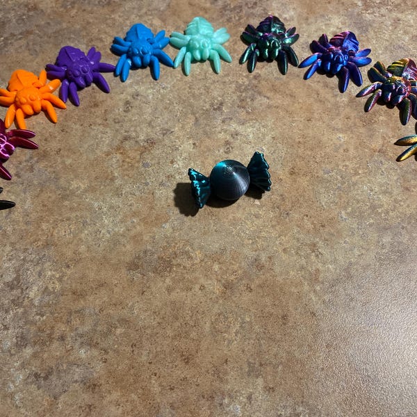 Articulated Crystal Fidget Spiders - 2 Pack - Etsy