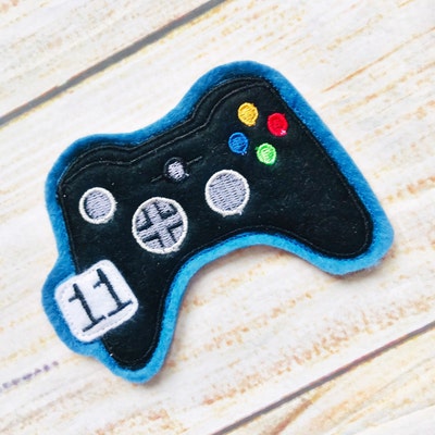 Xbox Applique Design Video Game Controller Embroidery Design 3,4,5,6 ...