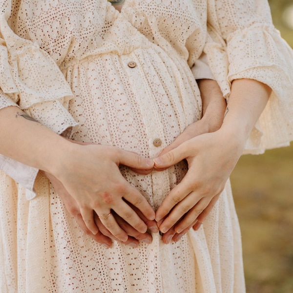 Helen Women's Boho Dress | Tulle Vintage Dress for the Maternity ...