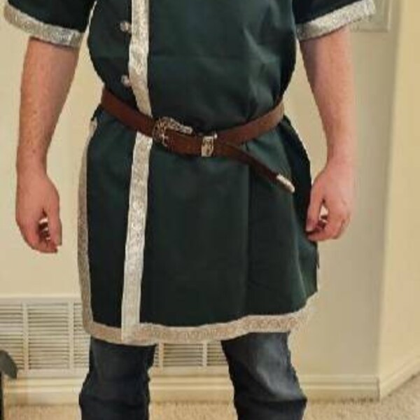 Buttoned Kaftan With Trim in Several Colors - Reenactment, Larp ...