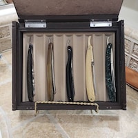 Premium Black CHROME Razor Stand Compatible With Almost All Straight ...