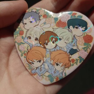 OHSHC Ouran High School Host Club Chibi Heart Holographic | Etsy