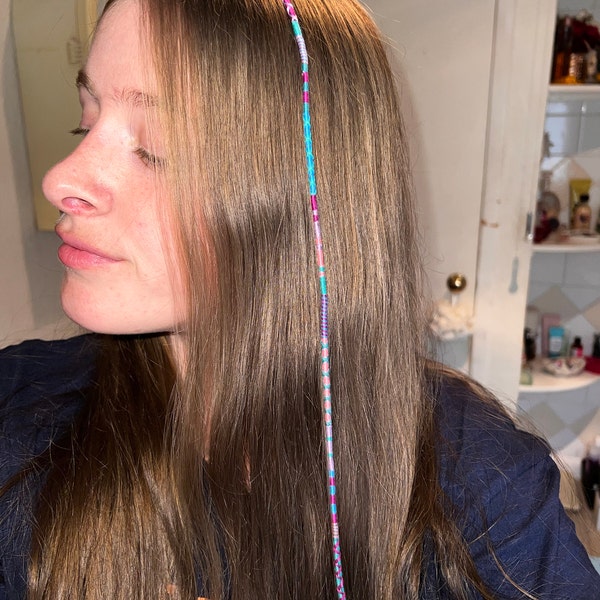 Custom Clip-in Hair Wrap Mixed Design Choose Your Colours Custom False ...