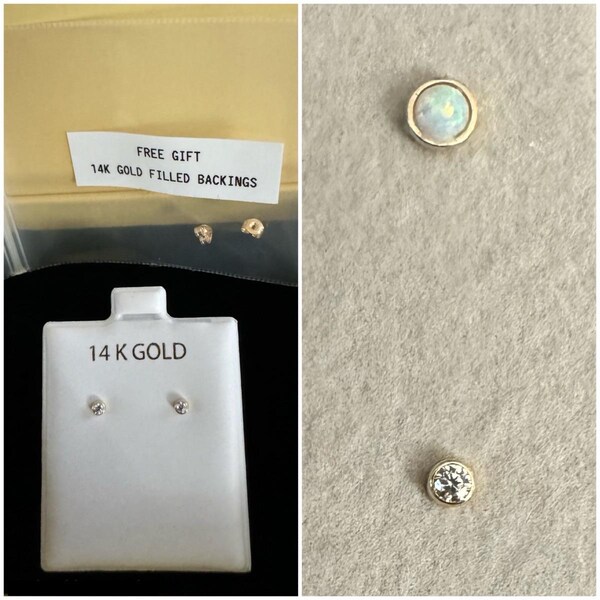 14K Solid Gold Opal Sun Flower Internally Threaded Ear Cartilage Stud ...