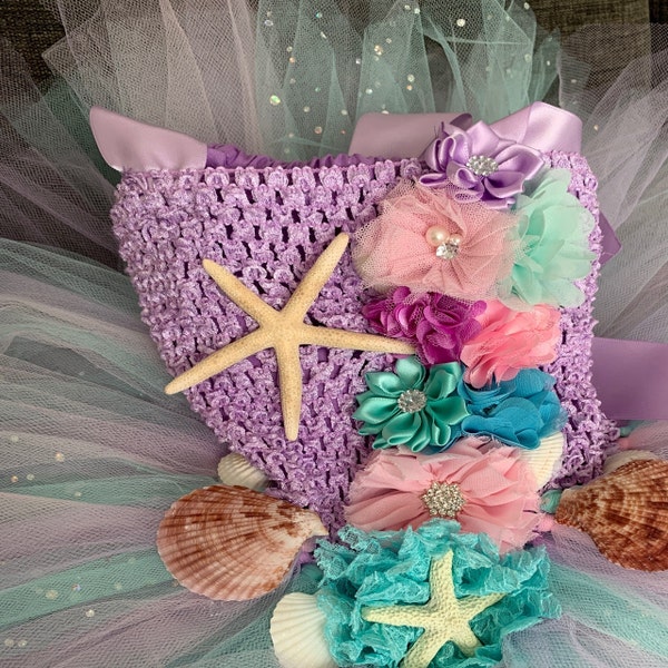 Under the Sea Mermaid Tutu Dress - Mermaid Birthday Dress_ Ocean Themed ...