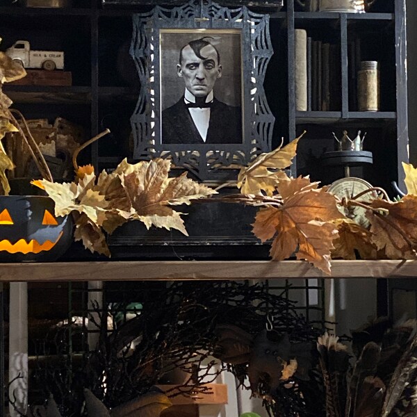 Weird Vintage Photo Print Strange Man Creepy Black and White Wall Decor ...