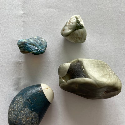 Rainbow Drops..seaglass Picture Seaham Seaglass. Hand Made - Etsy
