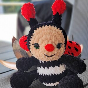 Crochet Pattern Insects Amigurumi PDF Tutorial Plush Pattern 3 in 1 Bee ...